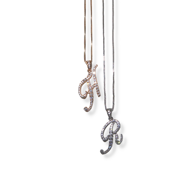Mini Cursive Initial – Harper Ray Accessories